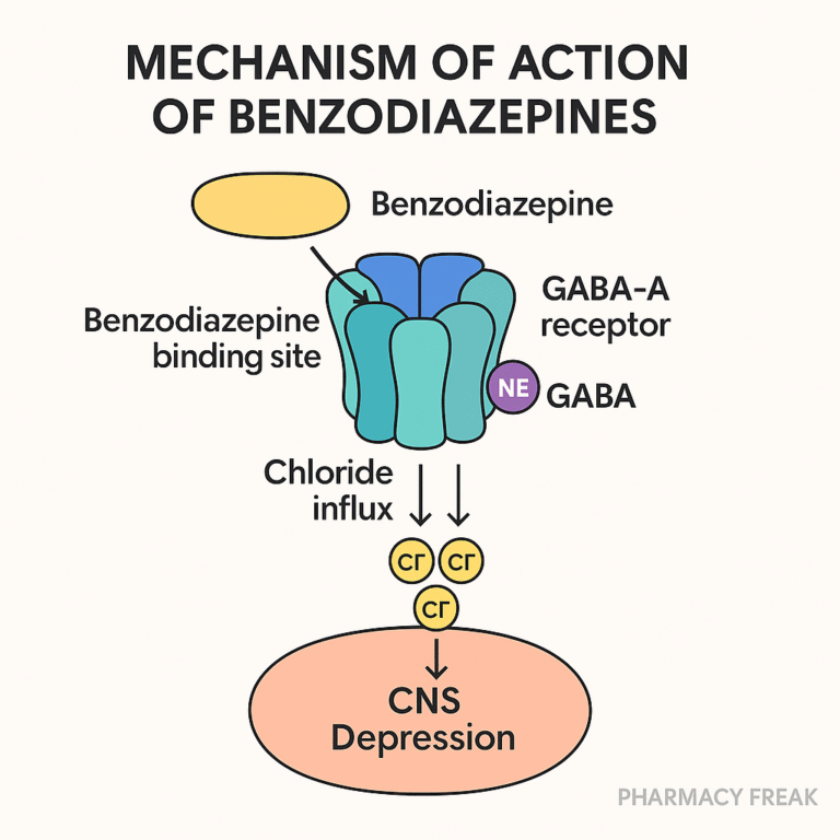 Mechanism of Action of Benzodiazepines