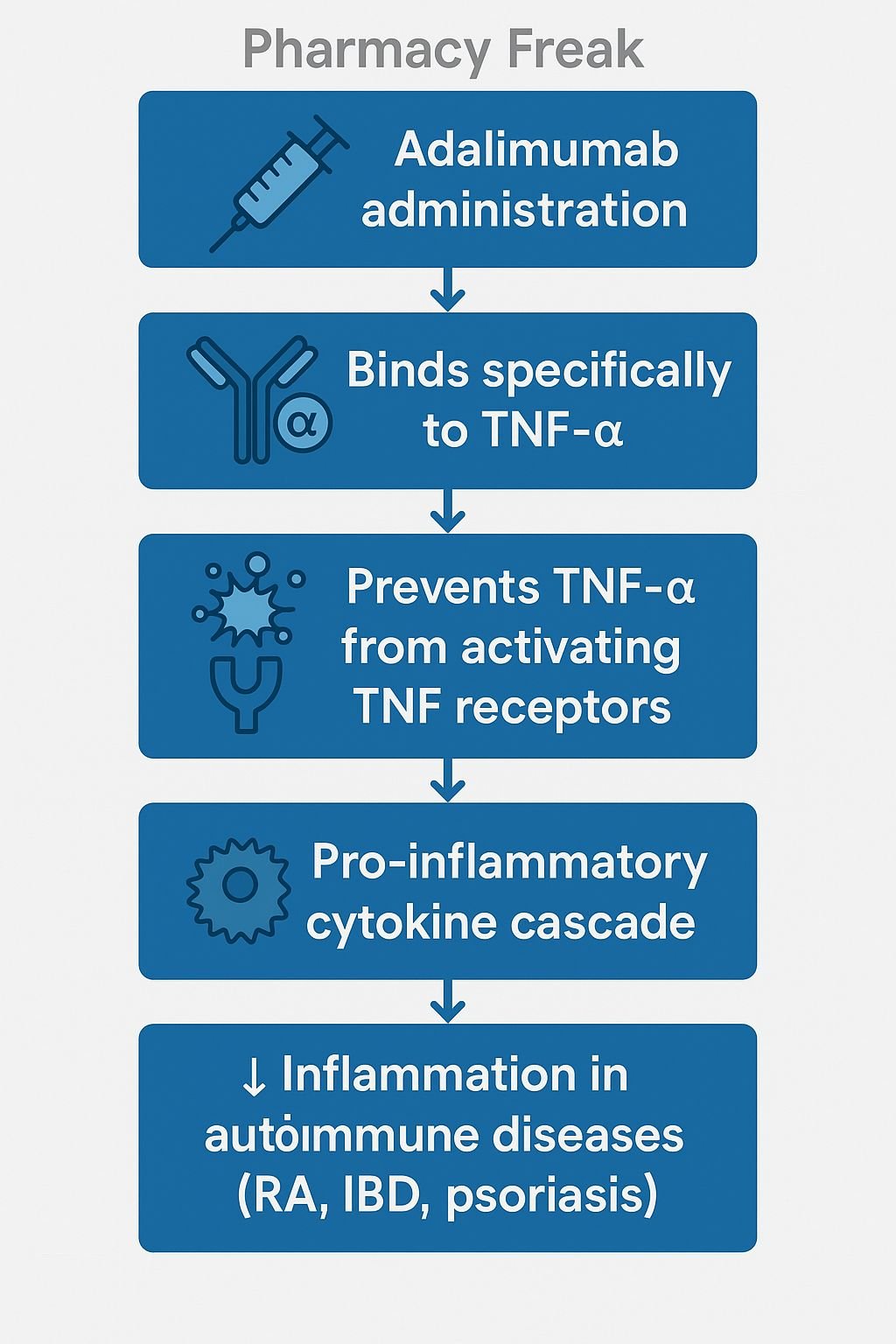 Mechanism of Action of Adalimumab