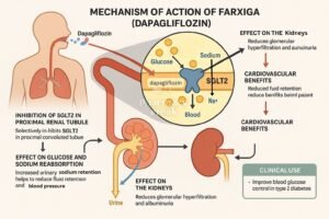 Mechanism of Action of Farxiga (Dapagliflozin)