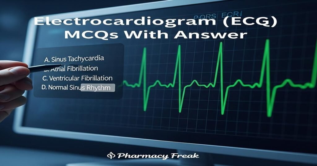 Electrocardiogram (ECG) MCQs With Answer
