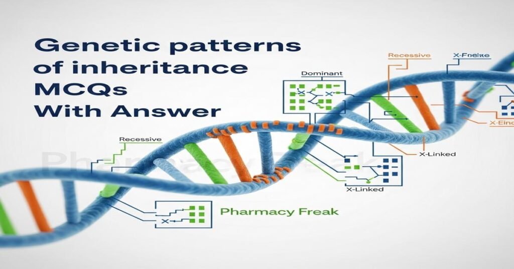 Genetic patterns of inheritance MCQs With Answer