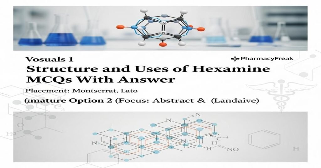 Structure and uses of hexamine MCQs With Answer
