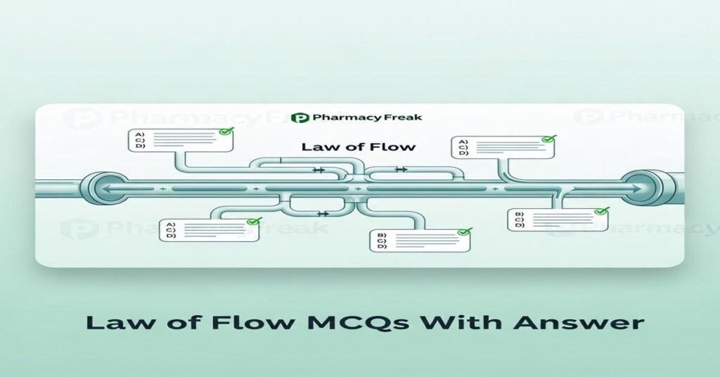 Law of flow MCQs With Answer - Pharmacy Freak