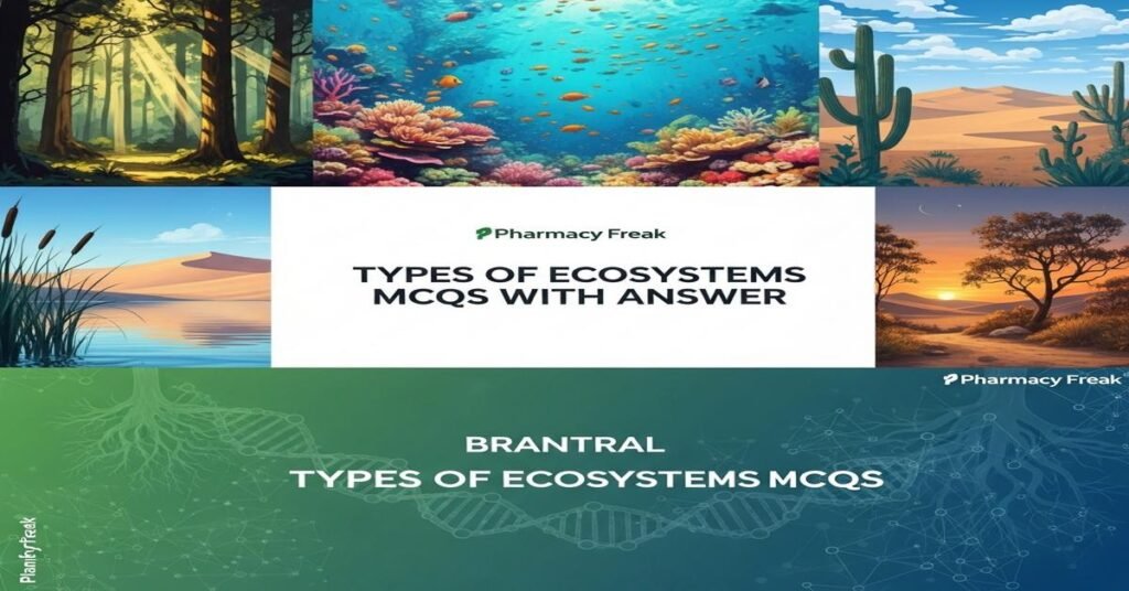 Types of ecosystems MCQs With Answer