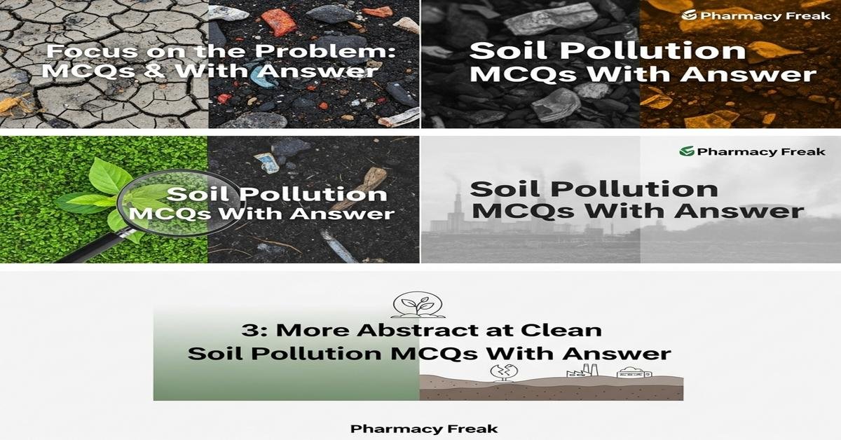 Soil pollution MCQs With Answer