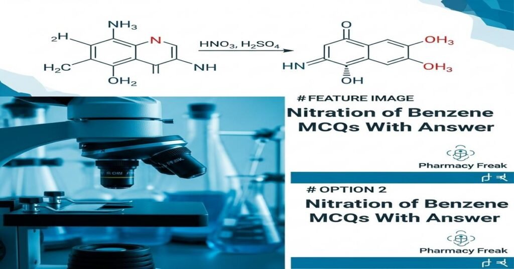 Nitration of benzene MCQs With Answer