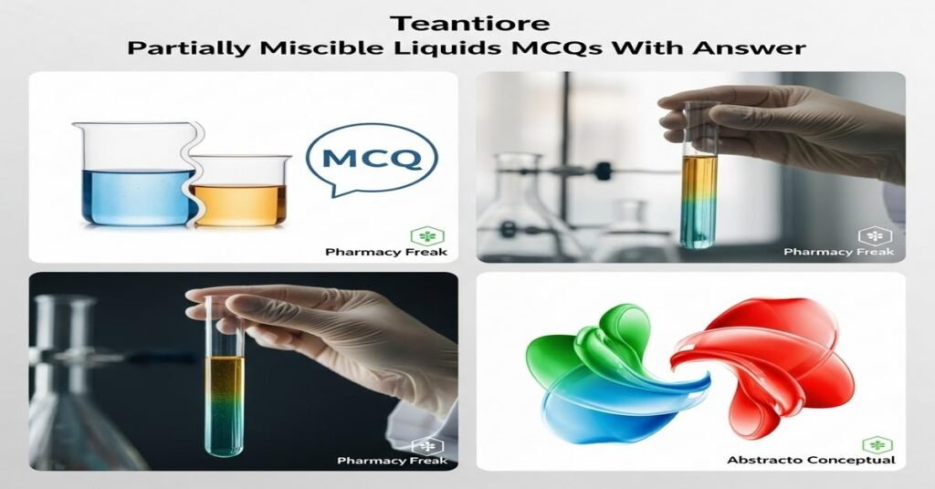 Partially miscible liquids MCQs With Answer