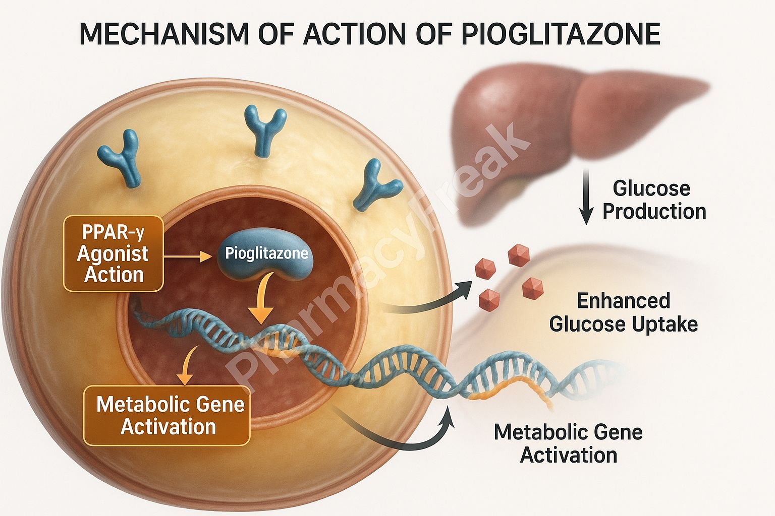 Mechanism of Action of Pioglitazone