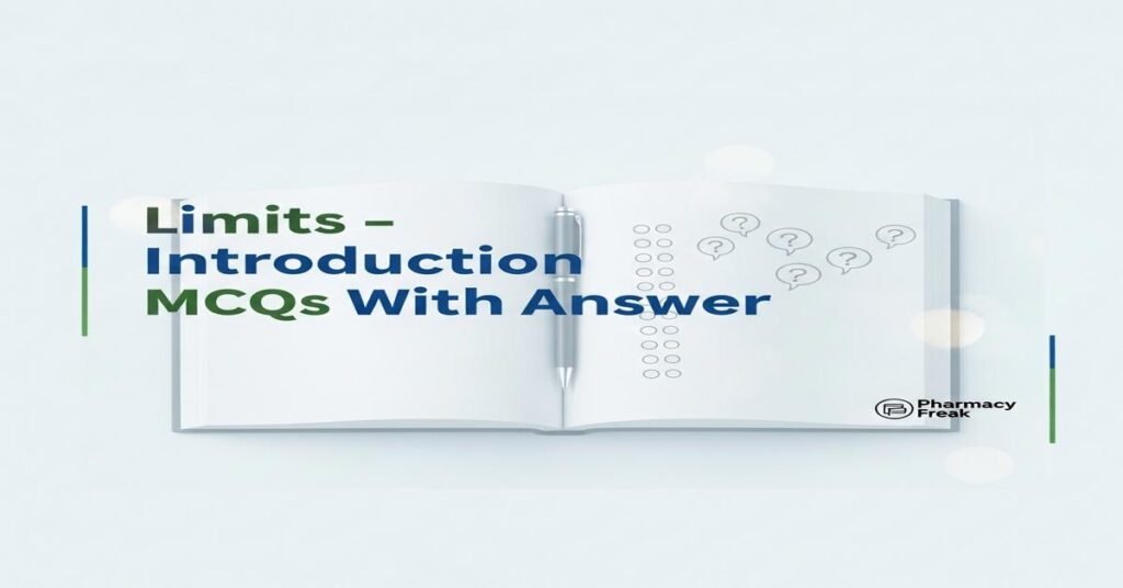 Limits – Introduction MCQs With Answer