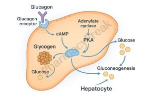Mechanism of Action of Glucagon