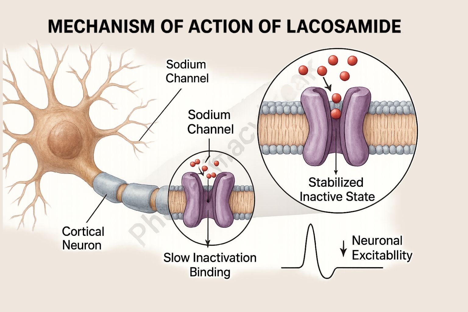 Mechanism of Action of Lacosamide