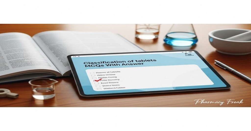 Classification of tablets MCQs With Answer
