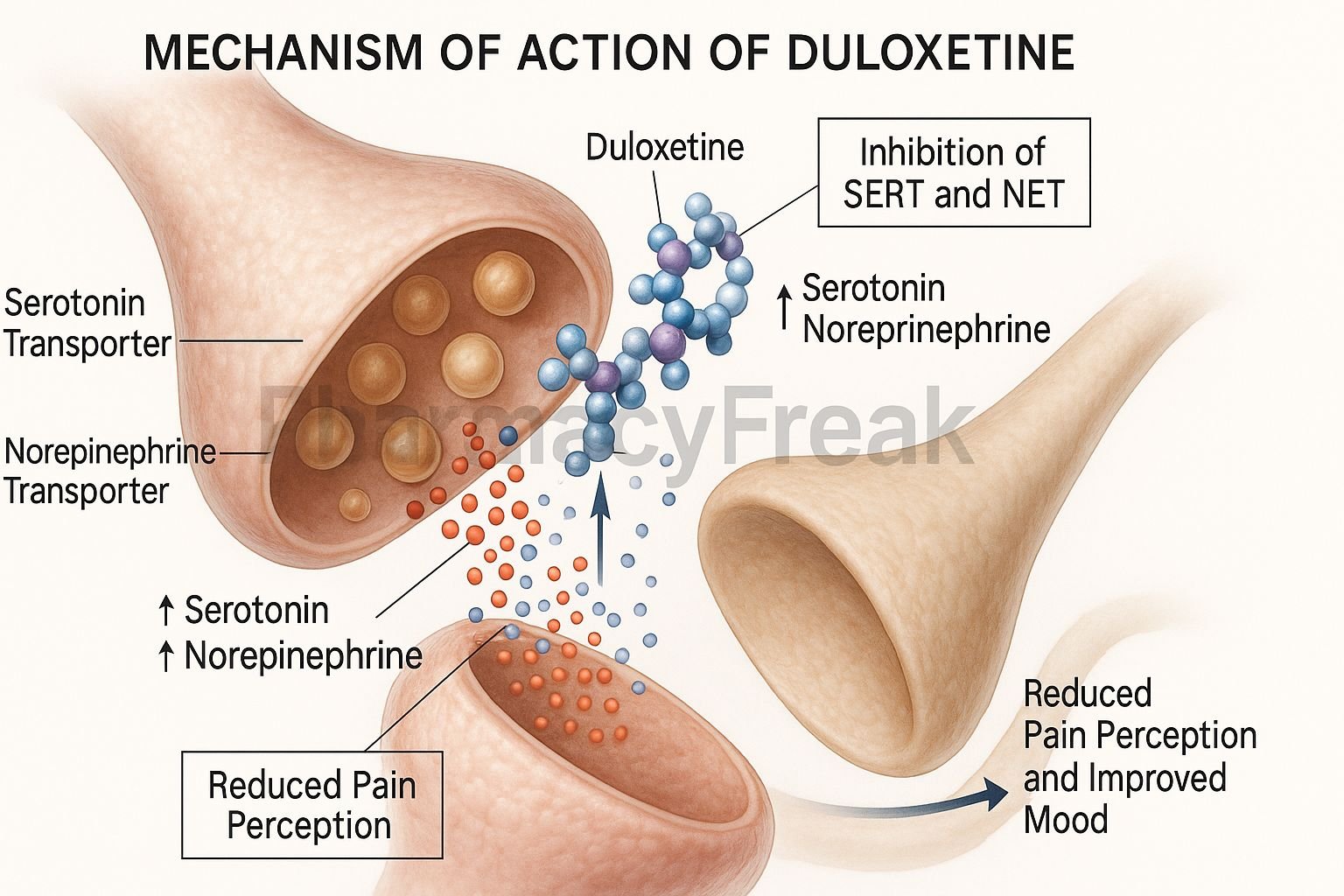 Mechanism of Action of Duloxetine