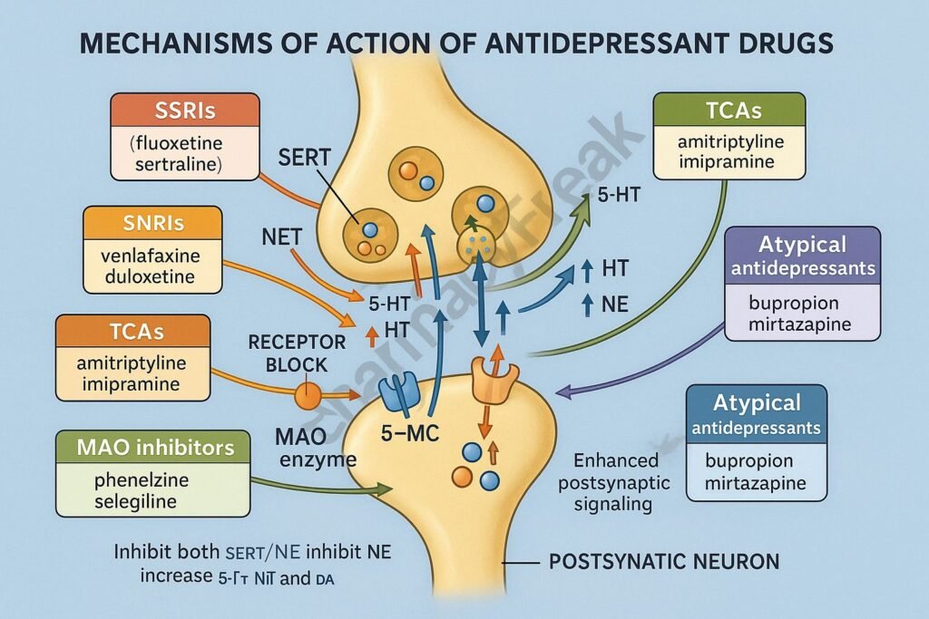 Mechanism of Action of Antidepressant Drugs