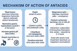 Mechanism of Action of Antacids