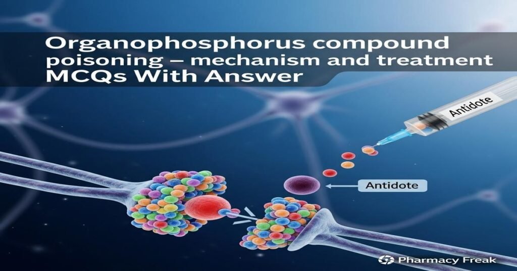 Organophosphorus compound poisoning – mechanism and treatment MCQs With ...