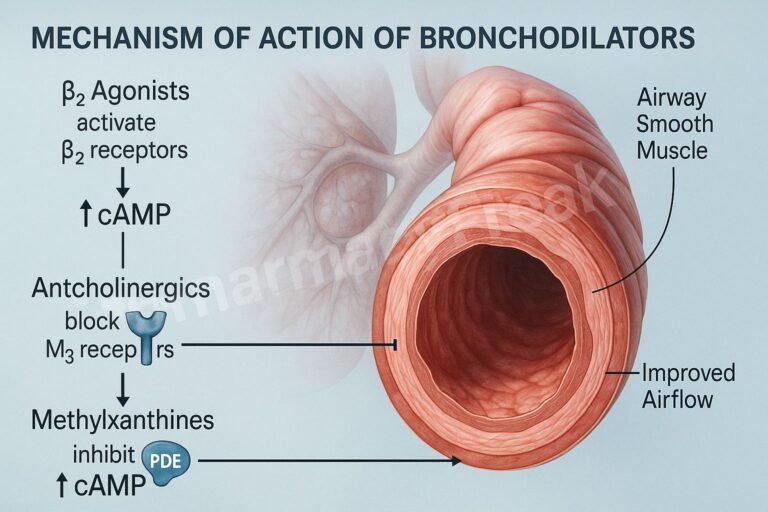 Mechanism of Action of Bronchodilators