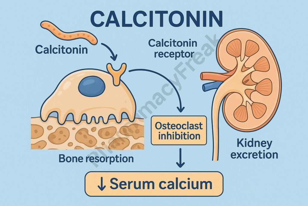 Mechanism of Action of Calcitonin