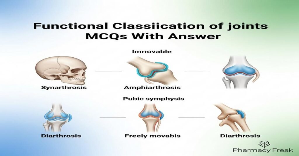 Functional classification of joints MCQs With Answer