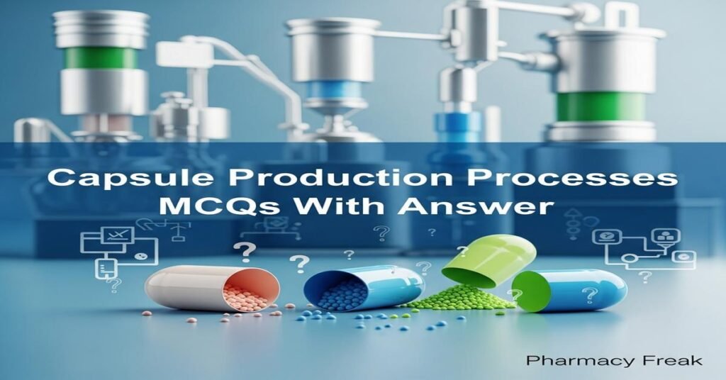 Capsule Production Processes MCQs With Answer