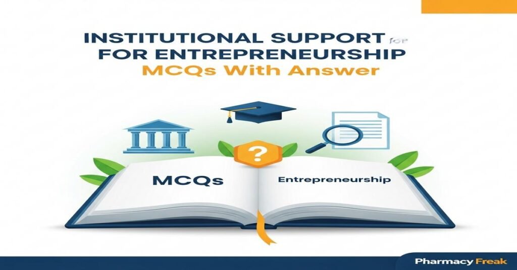 Institutional Support for Entrepreneurship MCQs With Answer
