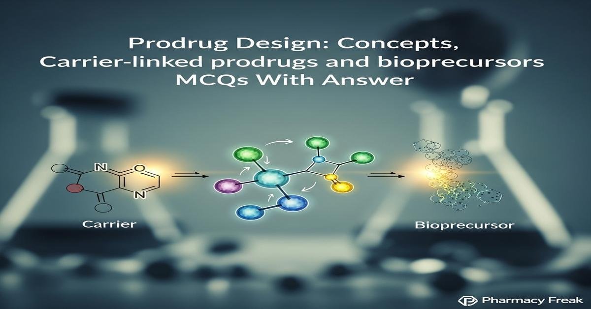 Prodrug Design: Concepts, carrier-linked prodrugs and bioprecursors ...