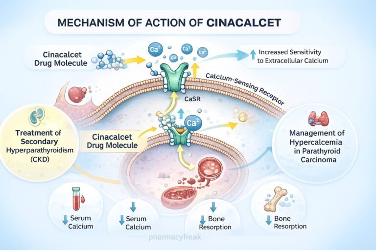 Mechanism of Action of Cinacalcet