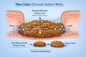 Mechanism of Action of Colace