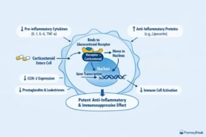 Mechanism of Action of Corticosteroids