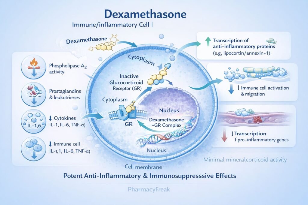 Mechanism of Action of Dexamethasone