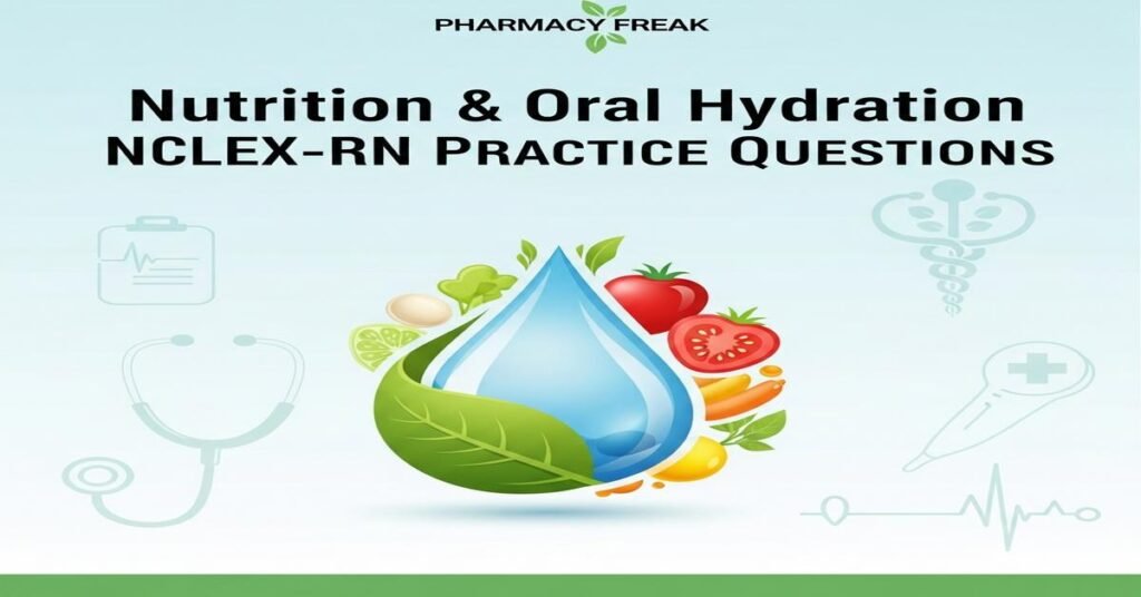 Nutrition & oral hydration NCLEX-RN Practice Questions