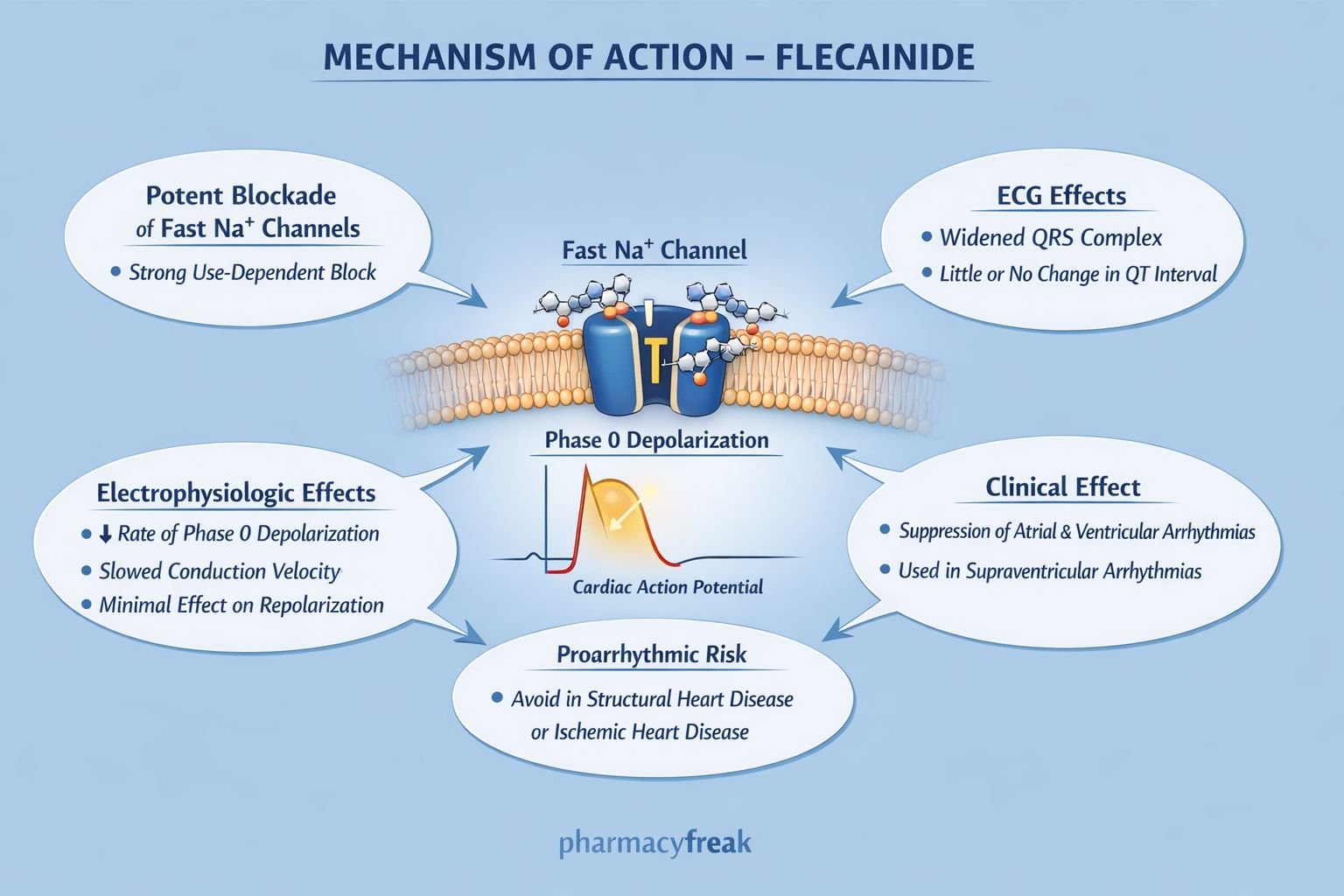 Mechanism of Action of Flecainide