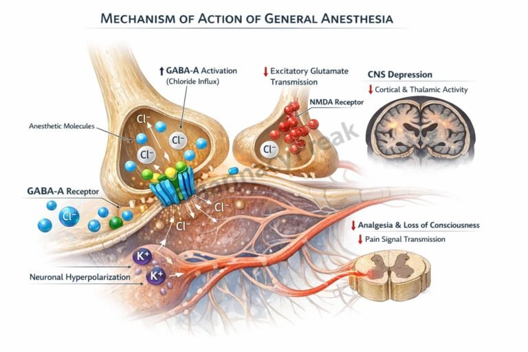 Mechanism of Action of General Anesthesia