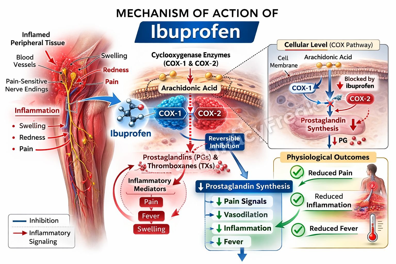 Mechanism of Action of Ibuprofen